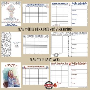Homeschool Curriculum Planner [3 Designs] - Thinking Kids