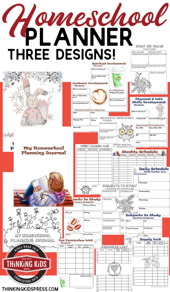 Homeschool Curriculum Planner [3 Designs] - Thinking Kids