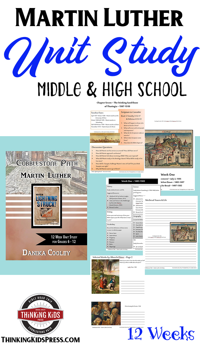 Martin Luther of the Reformation Unit Study