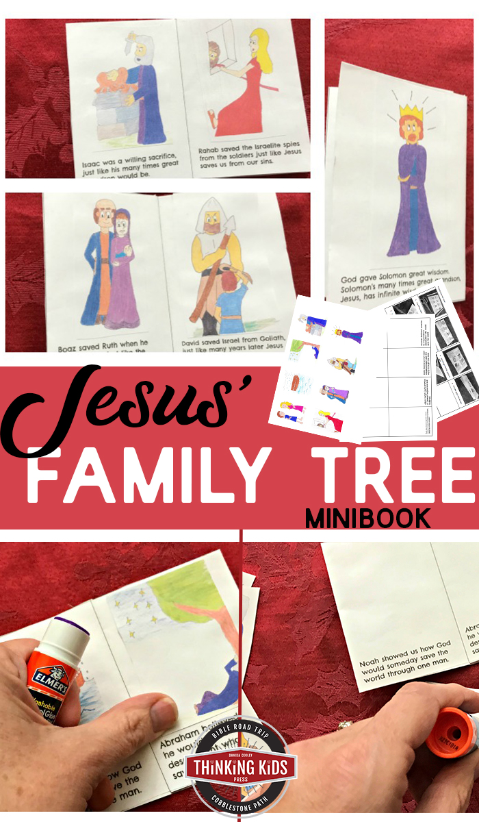 Jesus' Family Tree Minibook - Thinking Kids