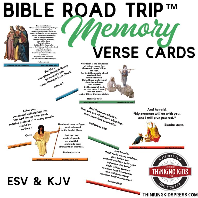 Bible Verses for Children: Bible Road Trip™ Memory Verse Cards ...