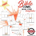Blank Comic Book Strip Template for Bible Stories - Thinking Kids