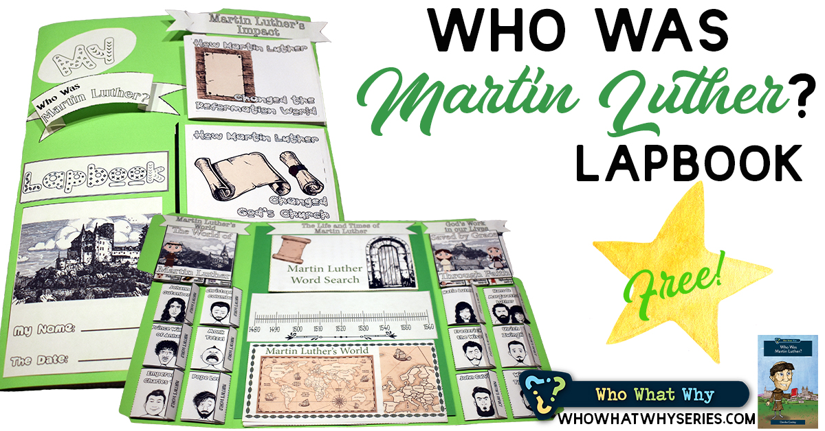 Martin Luther History for Kids | FREE Biography Lapbook - Thinking Kids