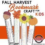 Fall Harvest Bookmark Craft for Kids - Thinking Kids