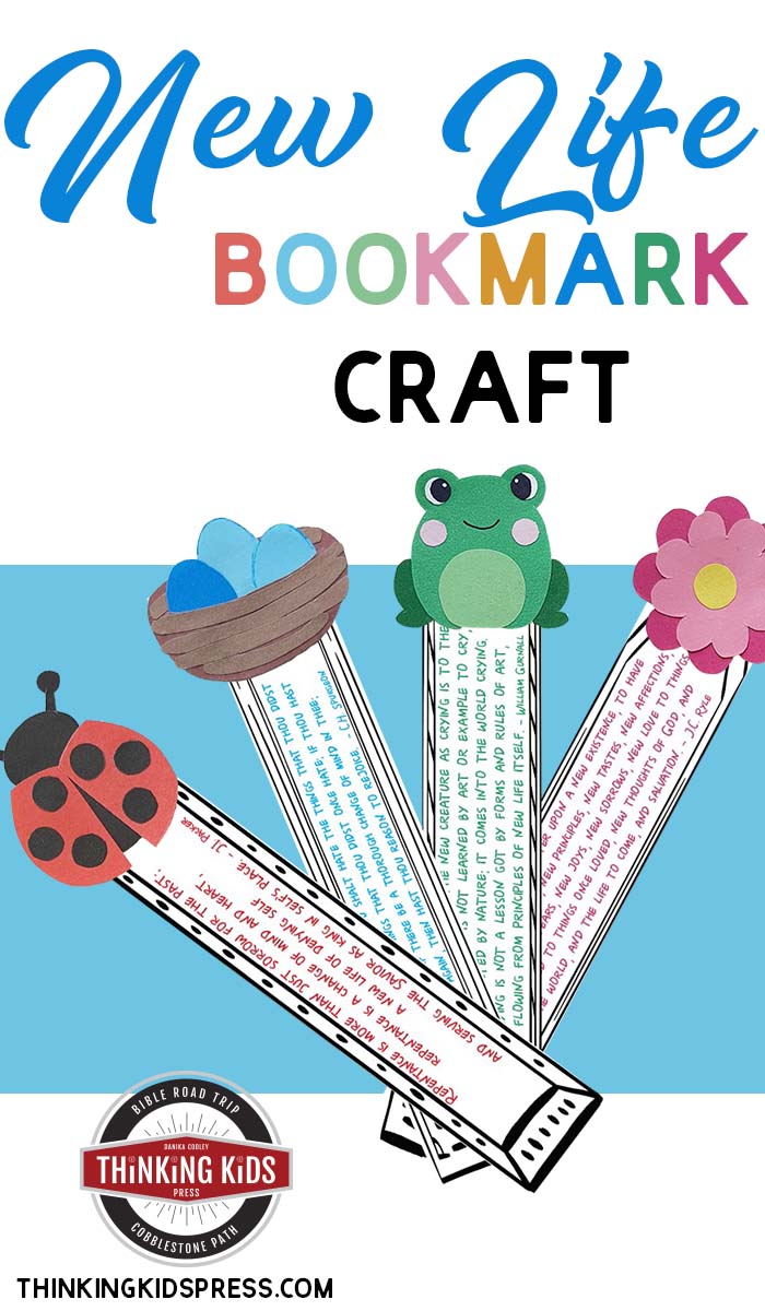 New Life Quotes | Spring Bookmarks Printable - Thinking Kids