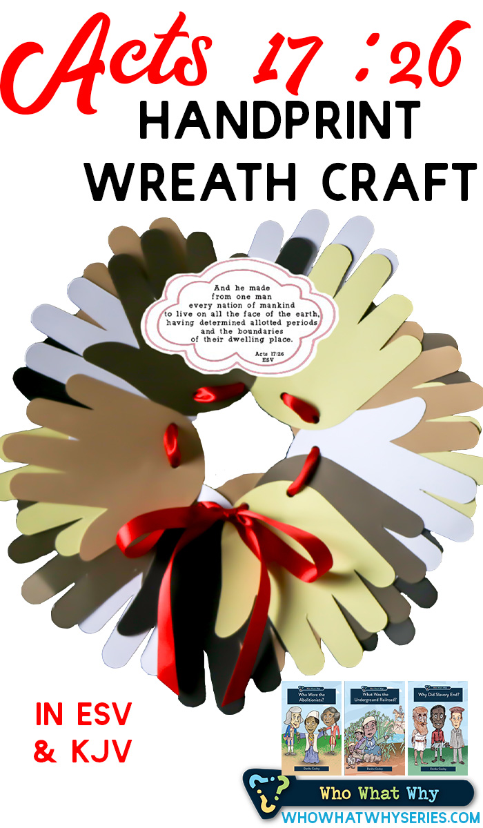 Acts 17:26 | Handprint Wreath Craft - Thinking Kids