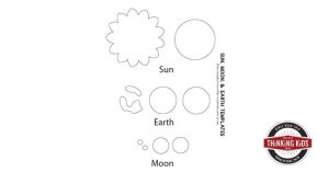 God Created the Sun, Moon, and Earth Felt Craft - Thinking Kids