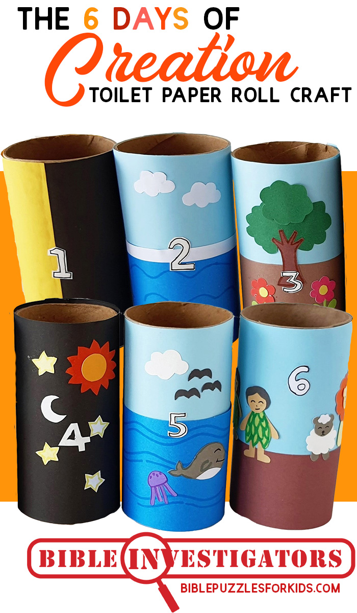 The 6 Days of Creation Toilet Paper Roll Craft - Thinking Kids