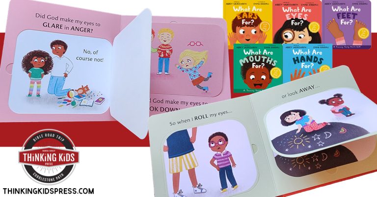 Christian Board Books on Our Body, God's Temple - Thinking Kids