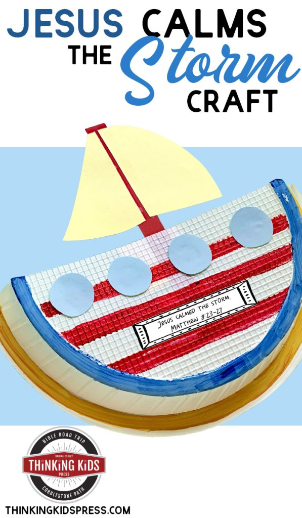 Jesus Calms the Storm Craft - Thinking Kids