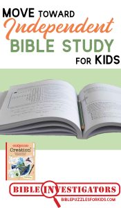 Move Toward Independent Bible Study for Kids - Thinking Kids