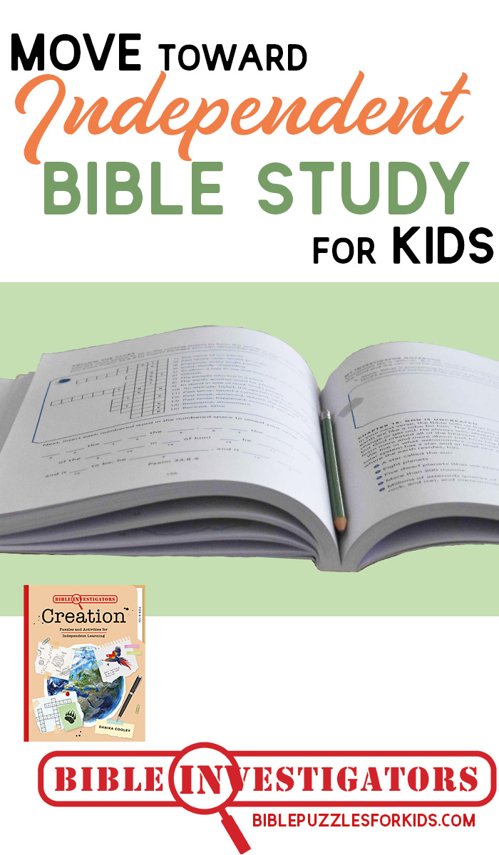 Move Toward Independent Bible Study for Kids - Thinking Kids