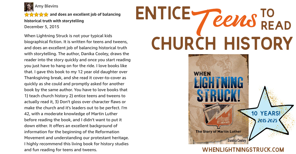 Martin Luther for Teens | Historical Fiction Reviews