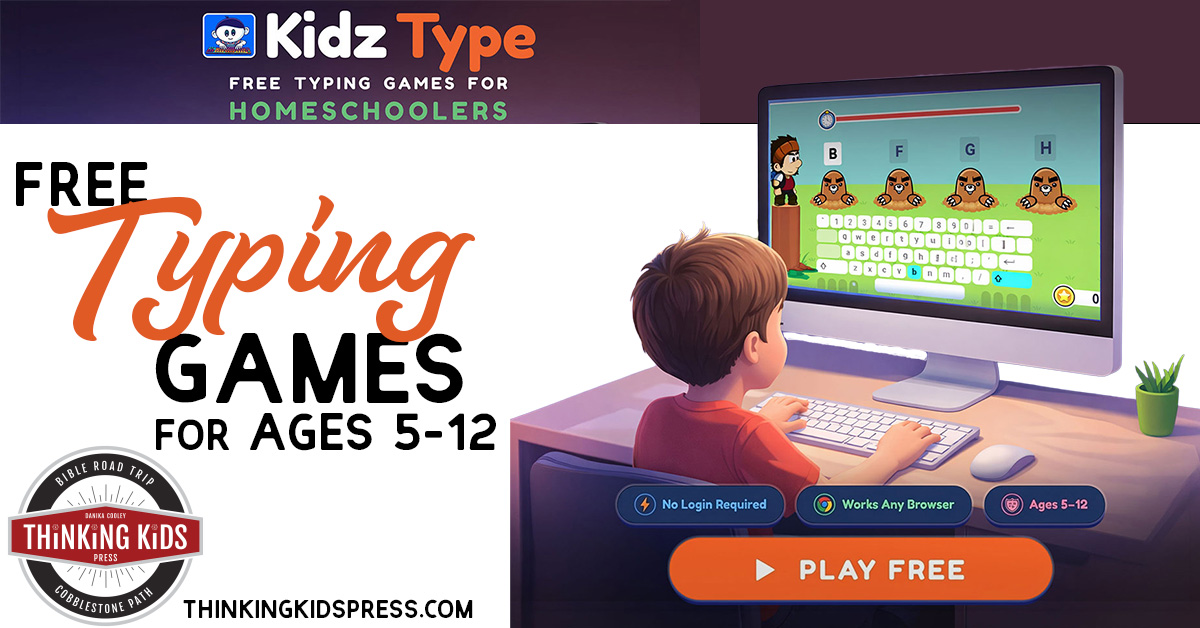 KidzType | Free Typing Games for Kids - Thinking Kids